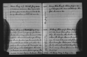 Tewksbury Almshouse Intake Record: Farron, Henry - Digital Commonwealth