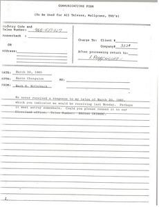 Memorandum from Mark H. McCormack to Maeve Changuion - Digital Commonwealth