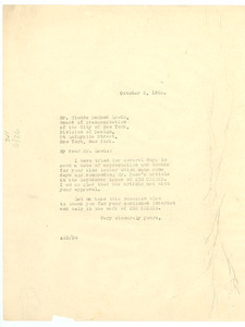 Letter from A. G. Dill to Claude DeMond Lewis - Digital Commonwealth