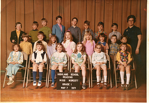 1971 Grade 1 Miss Norcott - Digital Commonwealth