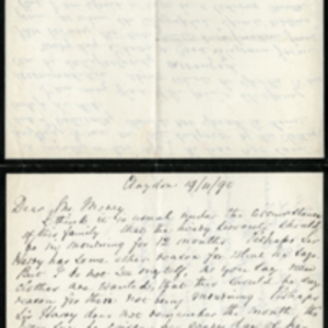 Letter from Florence Nightingale to Mr. Morey - Digital Commonwealth