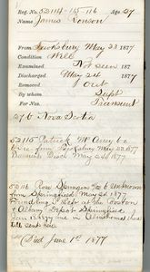 Tewksbury Almshouse Intake Record: Springer, Rose - Digital Commonwealth