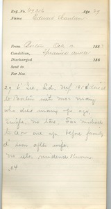 Tewksbury Almshouse Intake Record: Scanlan, Edward - Digital Commonwealth