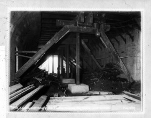 Looking northerly in sec.7 under Scollay Sq. during construction ...