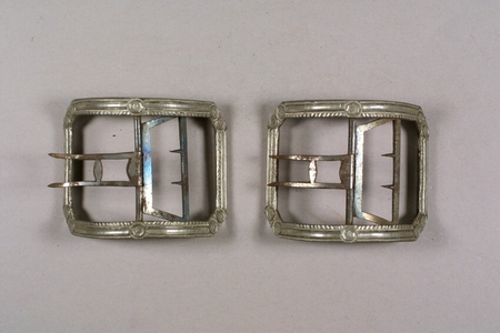 Pair of Shoe Buckles - Digital Commonwealth