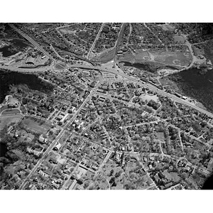 Dedham Square area for traffic survey, Mr. Loring Reed, Dedham, MA ...