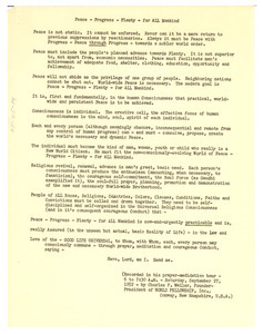 Peace -- progress -- plenty -- for ALL mankind statement - Digital ...