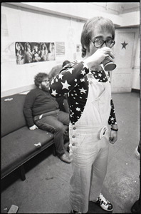 Elton John backstage and performing at the Boston Tea Party: Elton John ...